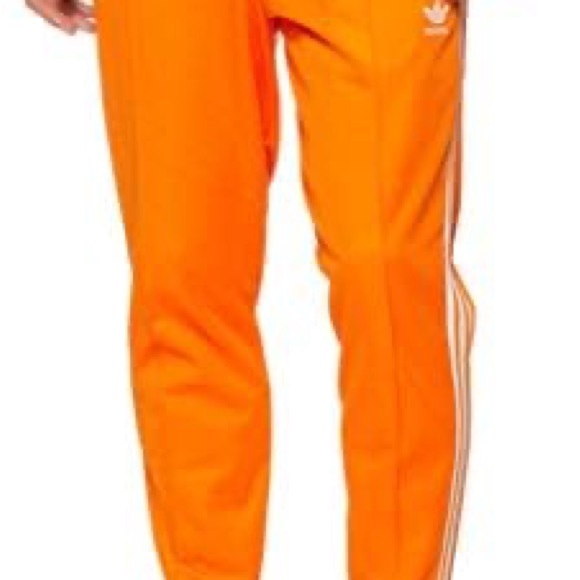 adidas | Pants | Adidas Mens Orange Track Pants | Poshmark